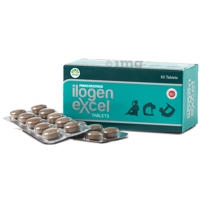 Pankajakasthuri Ilogen Excel Tablet: Buy box of 60.0 tablets at best ...