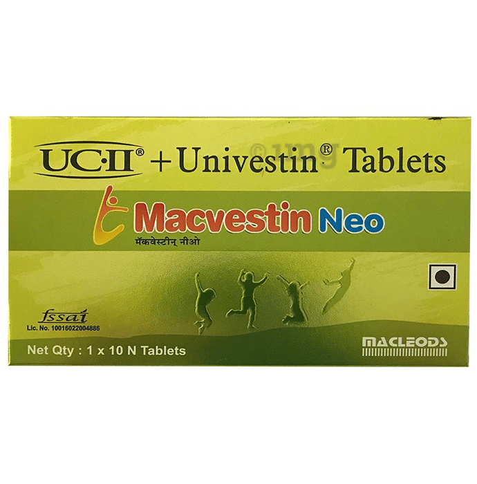 Macvestin Neo Tablet: Buy strip of 10 tablets at best price in India | 1mg