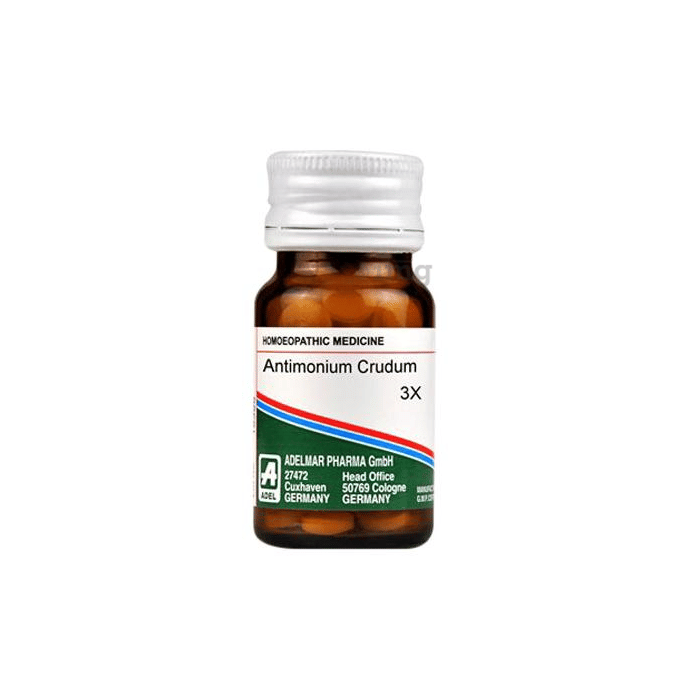ADEL Antimonium Crudum Trituration Tablet 3X: Buy bottle of 20 gm ...