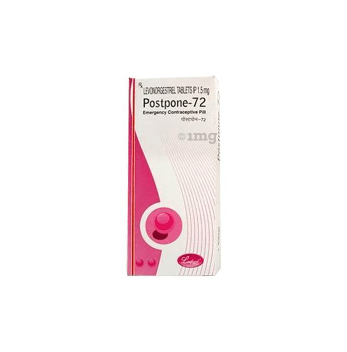 Postpone 72 Tablet Buy Strip Of 1 0 Tablet At Best Price In India 1mg
