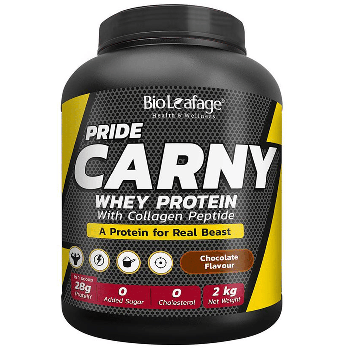 BioLeafage Pride Carny Whey Protein with Collagen Peptide Chocolate ...