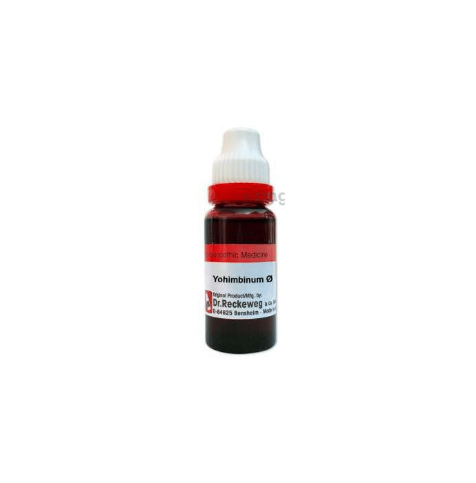 Dr. Reckeweg Yohimbinum Mother Tincture Q: Buy bottle of 20.0 ml Mother ...