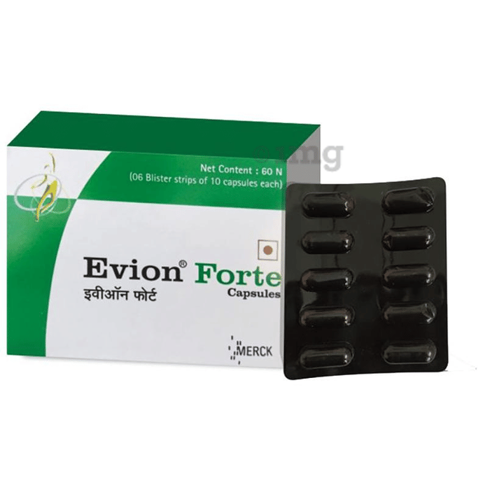 Evion Forte Capsule: Buy strip of 10 capsules at best price in India | 1mg