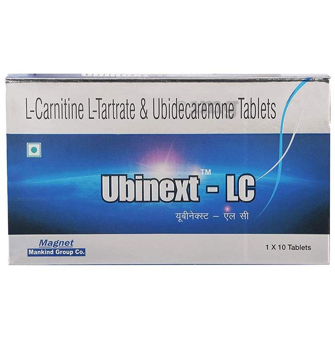 Ubinext LC Tablet: Buy strip of 10 tablets at best price in India | 1mg