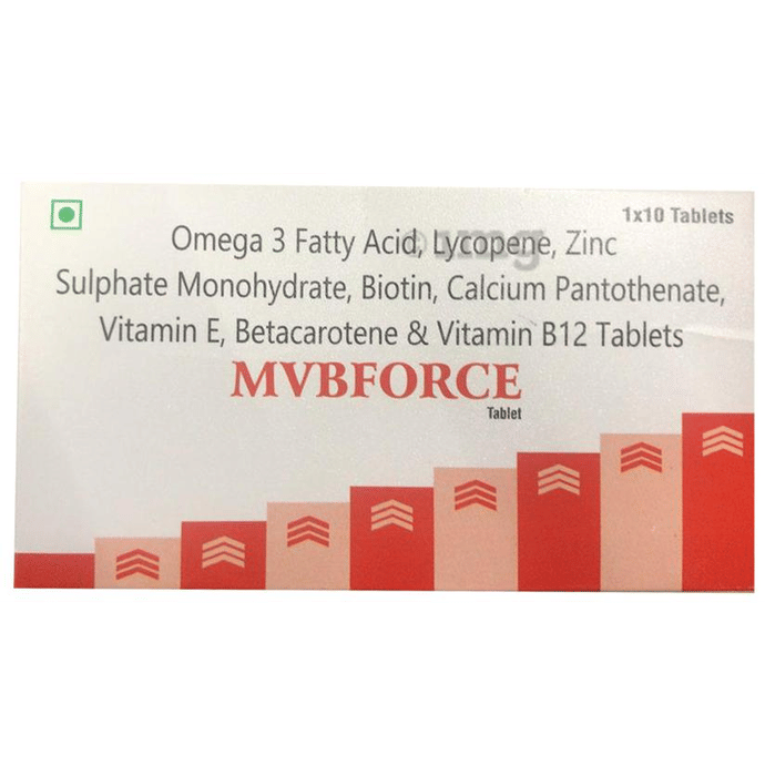 Mvbforce Tablet: Buy strip of 10 tablets at best price in India | 1mg