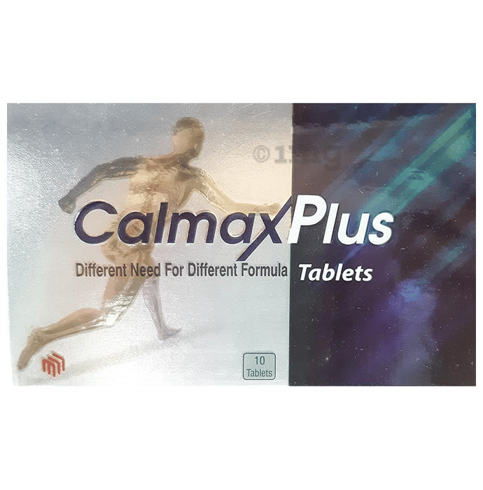 Calmax Plus Tablet: Buy strip of 10 tablets at best price in India | 1mg
