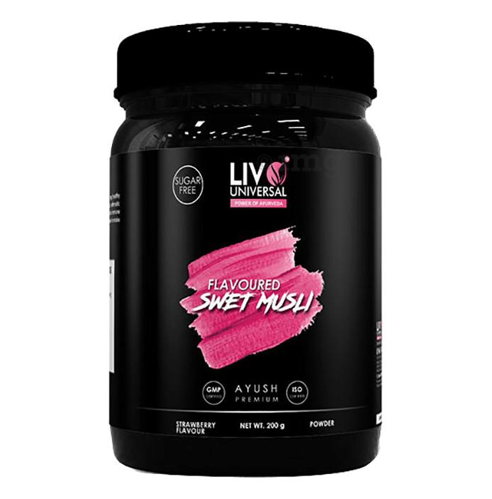 Livo Universal Flavoured Swet Musli Powder Strawberry: Buy jar of 200.0 ...