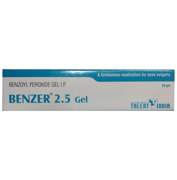 Benzer 2.5 Gel: Buy tube of 20 gm Gel at best price in India | 1mg