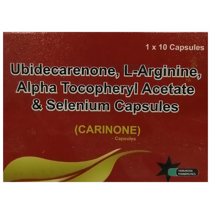 Carinone Capsule: Buy strip of 10.0 capsules at best price in India | 1mg