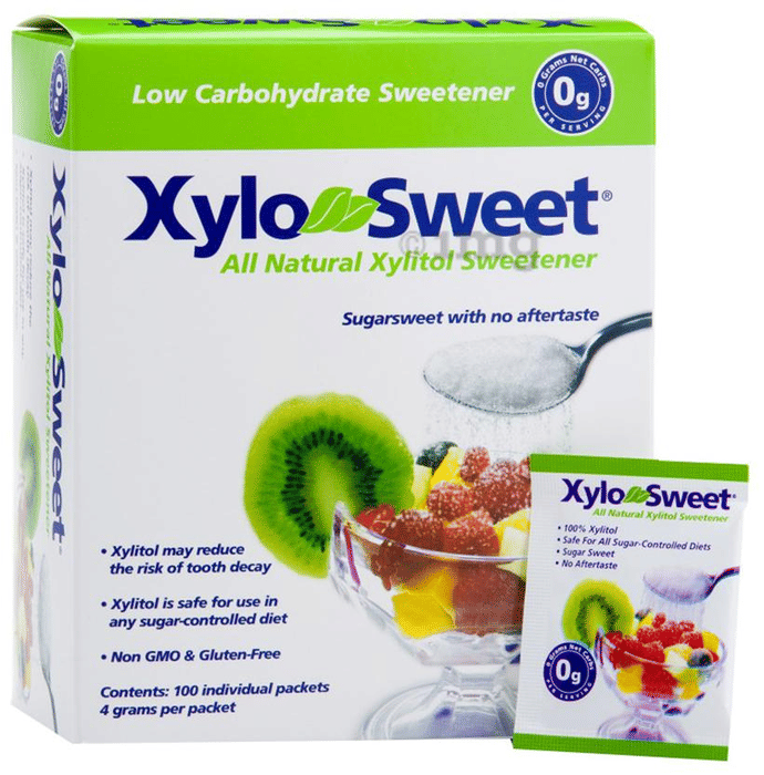 Xlear XyloSweet Xylitol Natural Sugarfree Sweetener Sachet (4gm Each ...