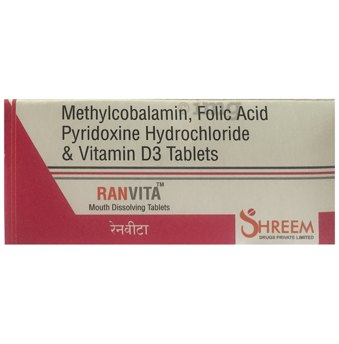 Ranvita Tablet MD: Buy strip of 10.0 tablet md at best price in India | 1mg