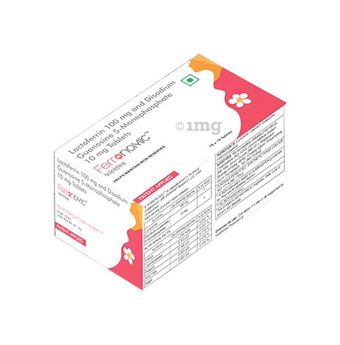 Ferronomic Tablet: Buy strip of 10 tablets at best price in India | 1mg
