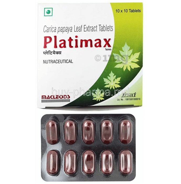 Platimax Tablet: Buy strip of 15 tablets at best price in India | 1mg