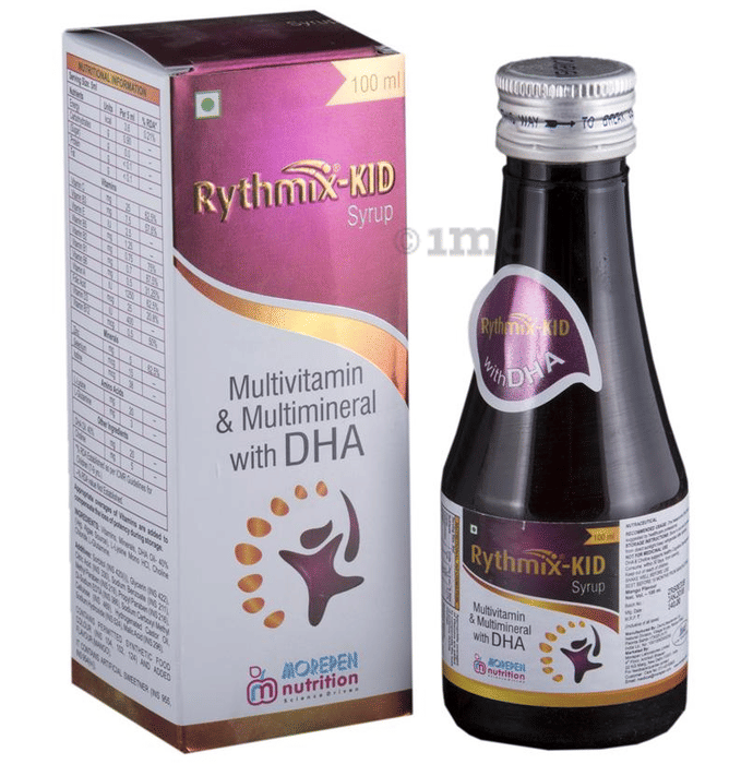 Rythmix Kid Syrup: Buy bottle of 100 ml Syrup at best price in India | 1mg