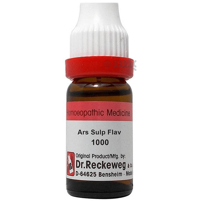 Dr. Reckeweg Ars Sulph Flav Dilution 1000 CH: Buy bottle of 11.0 ml ...
