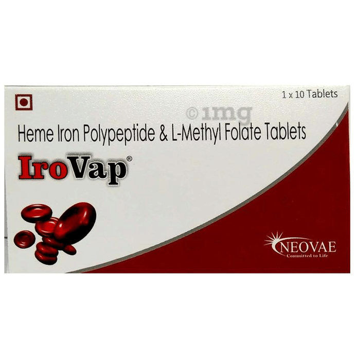 Irovap Tablet: Buy strip of 10 tablets at best price in India | 1mg