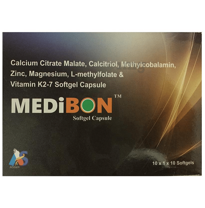 Medibon Soft Gelatin Capsule: Buy strip of 10 soft gelatin capsules at ...