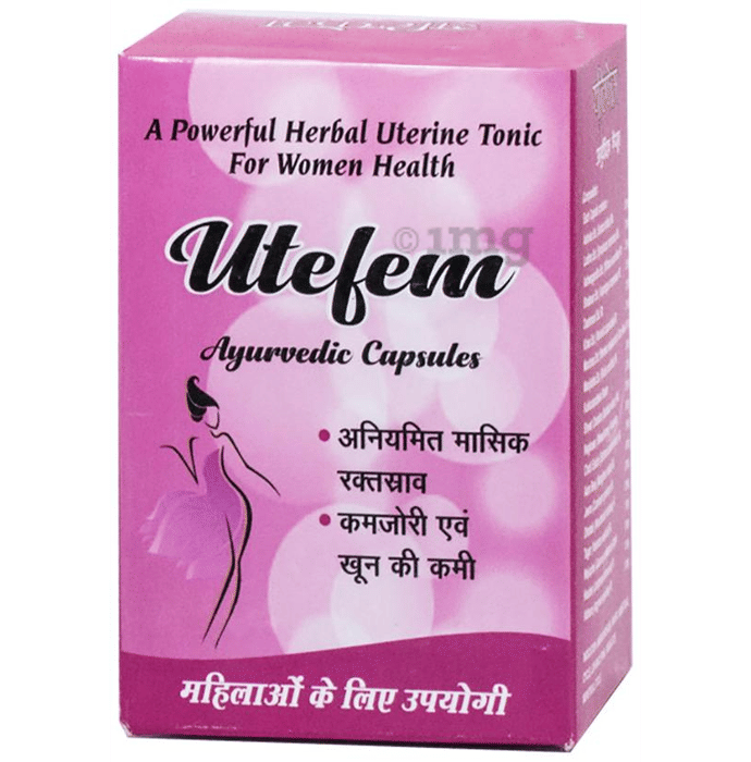 Utefem Ayurvedic Capsule: Buy bottle of 60.0 capsules at best price in ...