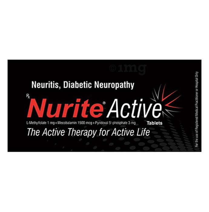 Nurite Active Tablet: Buy strip of 10 tablets at best price in India | 1mg