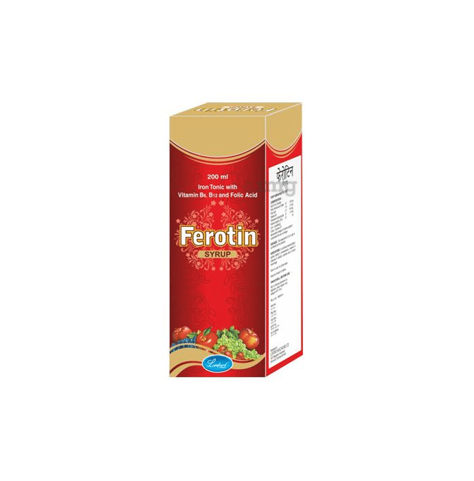 Ferotin Syrup: Buy bottle of 200 ml Syrup at best price in India | 1mg