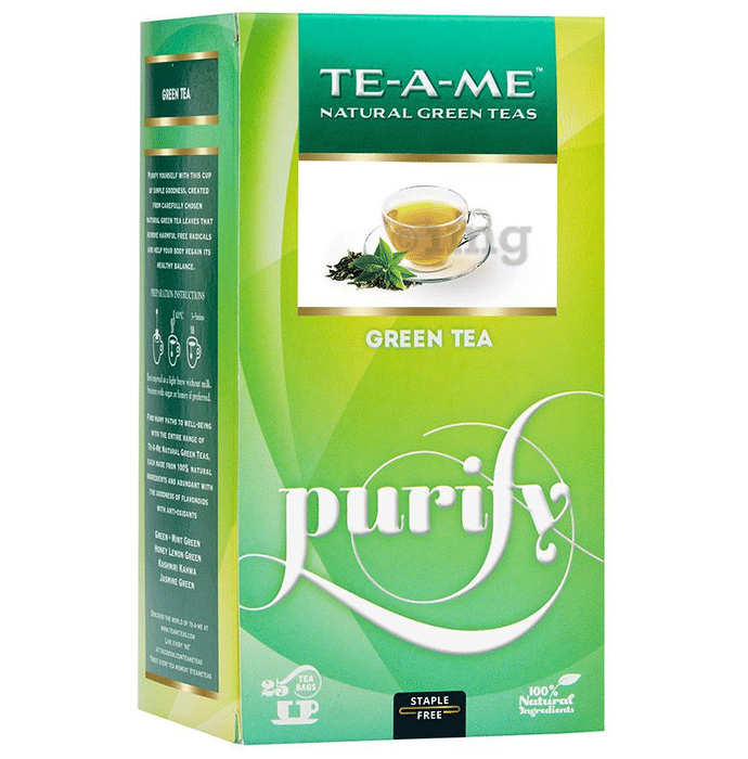 TE-A-ME Natural Green Teas (1.5gm Each) Purify: Buy box of 25.0 tea ...