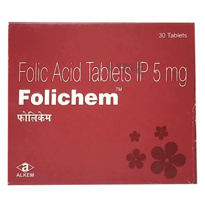 Folichem Tablet: Buy strip of 30 tablets at best price in India | 1mg