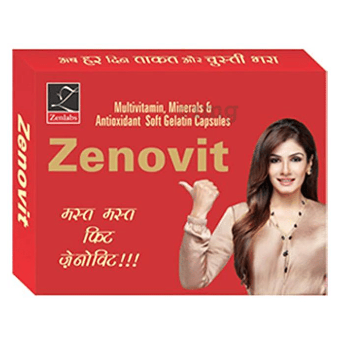 Zenovit Multivitamin,Mineral & Antioxidant Soft Gelatin Capsule: Buy ...