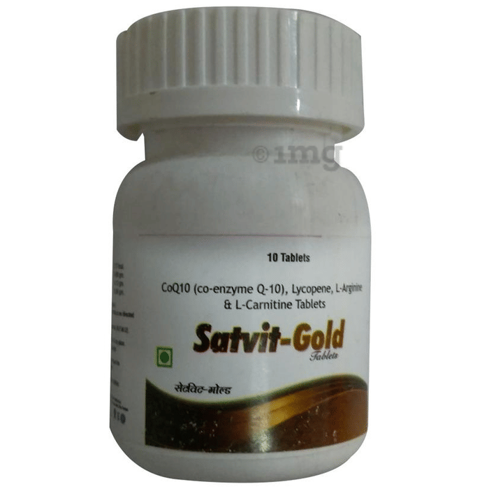Satvit Gold Tablet: Buy strip of 10 tablets at best price in India | 1mg