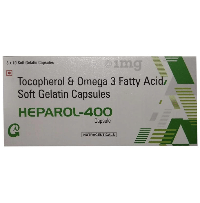 Heparol 400 Capsule: Buy strip of 10 soft gelatin capsules at best ...