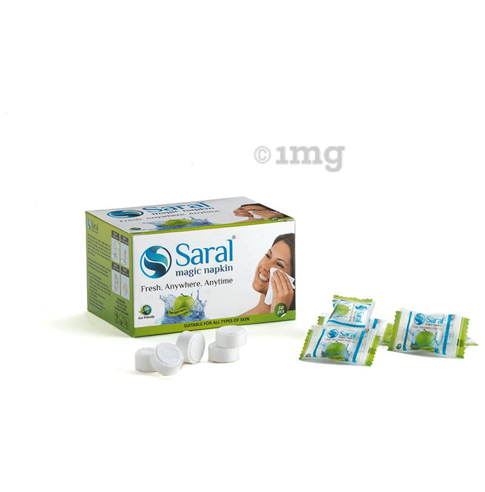 Saral Magic Napkin Green Apple Fragnance: Buy packet of 50.0 Tissues at ...