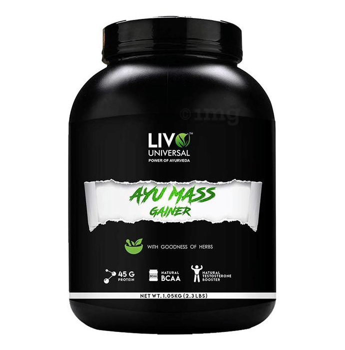 Livo Universal Ayu Mass Gainer Strawberry: Buy jar of 1.0 kg Powder at ...