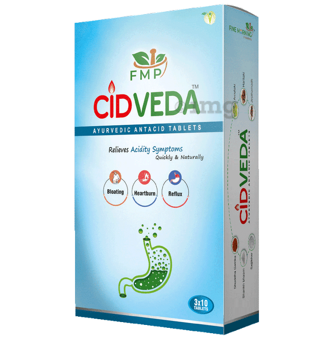 Fine Morning Pharma Cid-Veda Ayurvedic Antacid Tablet: Buy box of 30.0 ...