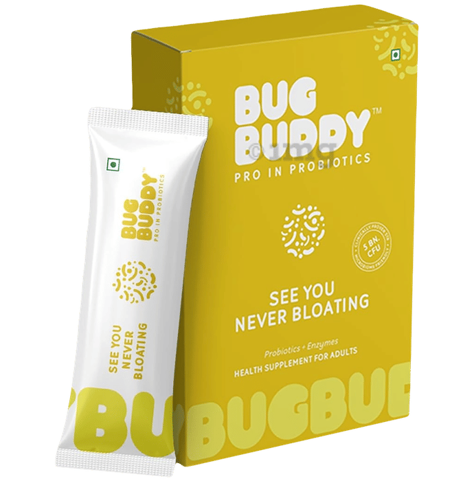 Bug Buddy Pro in Probiotics See You Never Bloating (2gm Each) Lemon ...