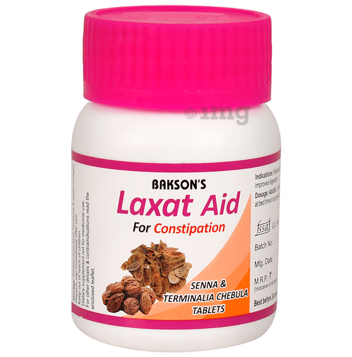 Bakson's Laxat Aid Tablet for Constipation: Buy bottle of 75.0 tablets ...