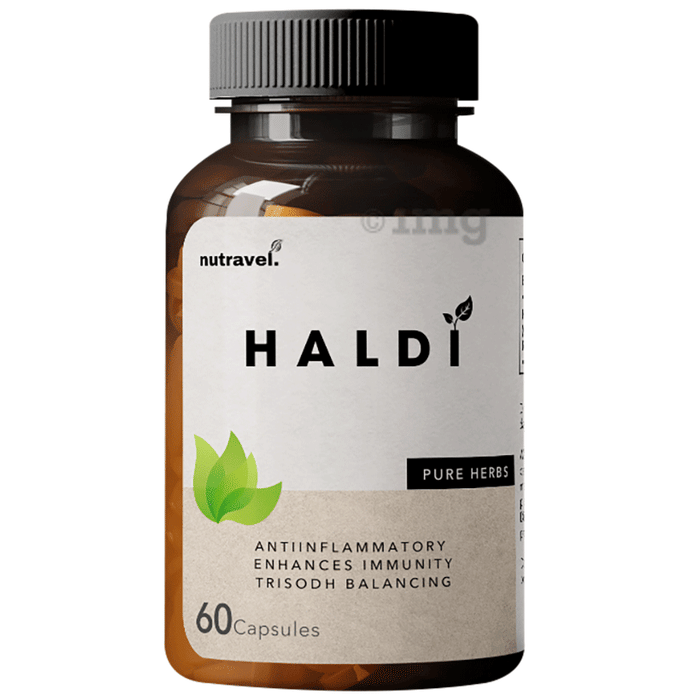 Nutravel Haldi Capsule: Buy bottle of 60.0 capsules at best price in ...