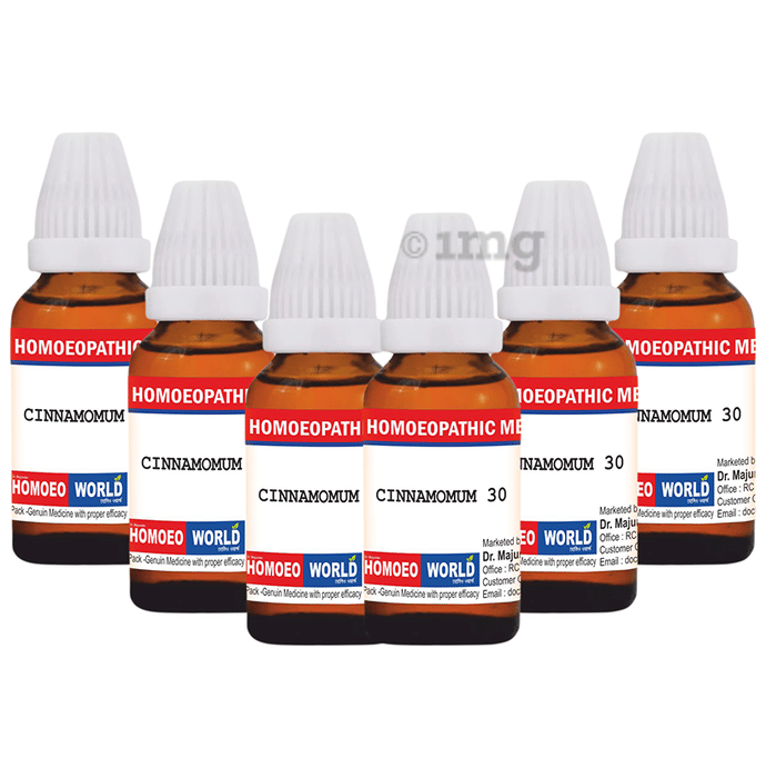 Dr. Majumder Homeo World Cinnamomum Dilution (30ml Each) 30 CH: Buy combo pack of 6.0 bottles at ...