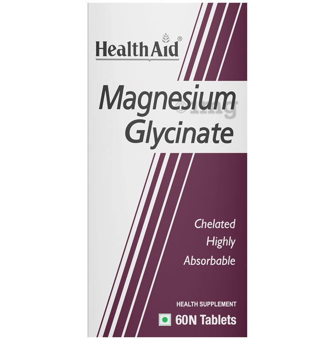 HealthAid Magnesium Glycinate Tablet: Buy box of 60.0 tablets at best ...
