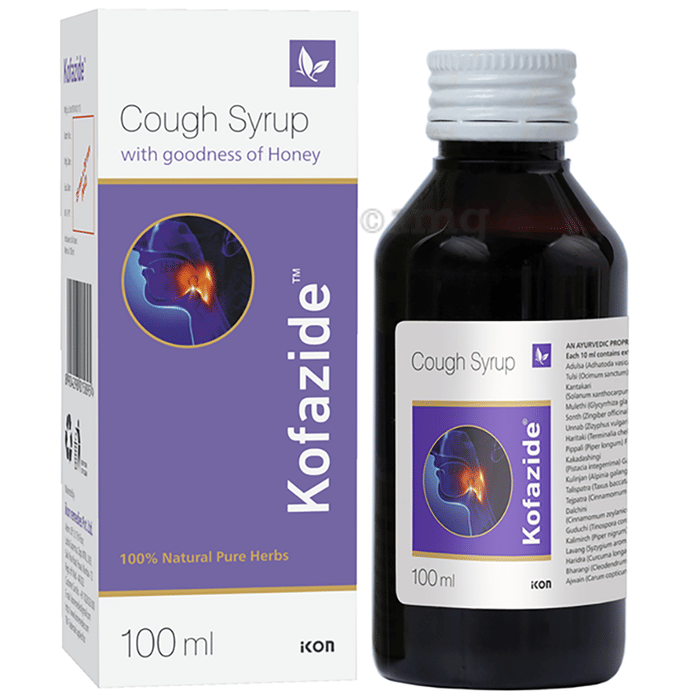 Kofazide Cough Syrup: Buy bottle of 100.0 ml Syrup at 𝗯𝗲𝘀𝘁 𝗽𝗿𝗶𝗰𝗲 in ...