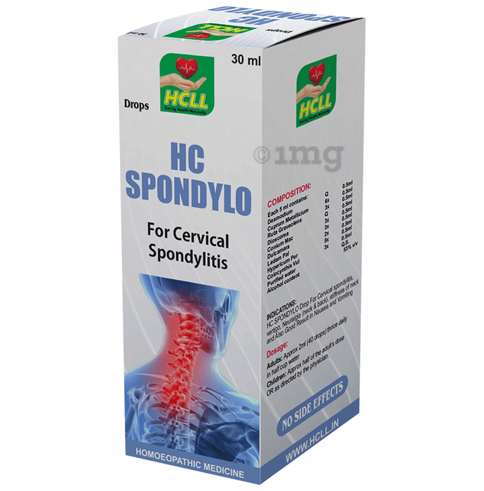 HCLL HC Spondylo Drop: Buy bottle of 30.0 ml Drop at 𝗯𝗲𝘀𝘁 𝗽𝗿𝗶𝗰𝗲 in ...