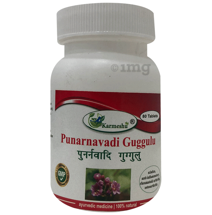 Karmeshu Punarnavadi Guggulu Tablet: Buy bottle of 80.0 tablets at best ...