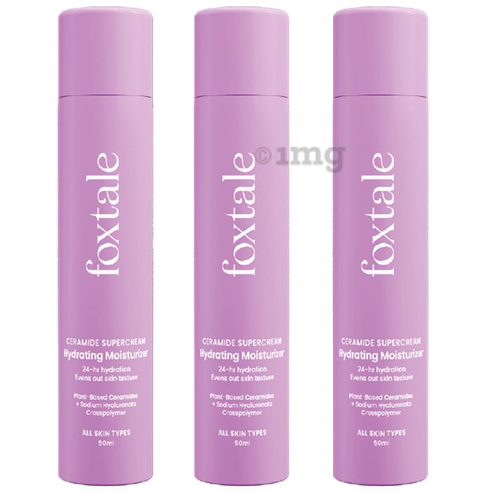 Foxtale Ceramide Supercream Hydrating Moisturizer (50ml Each): Buy ...