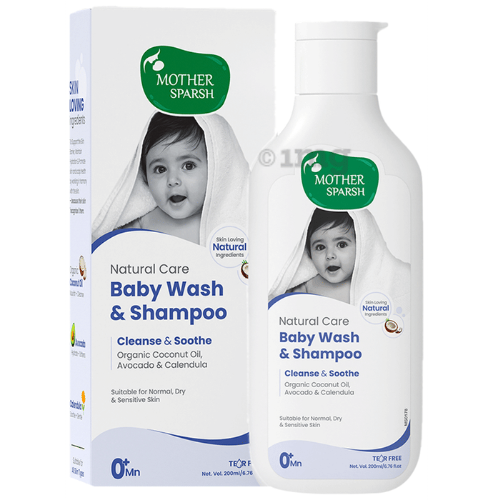 Mother Sparsh Natural Care Baby Wash & Shampoo: Buy bottle of 200.0 ml ...