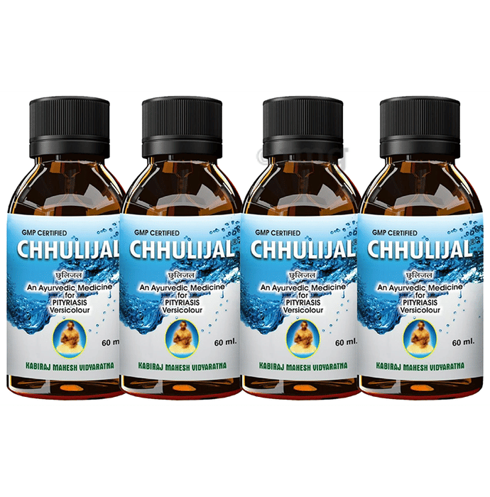 Chhulijal An Ayurvedic Medicine for Pityriasis Veriscolour (60ml Each ...