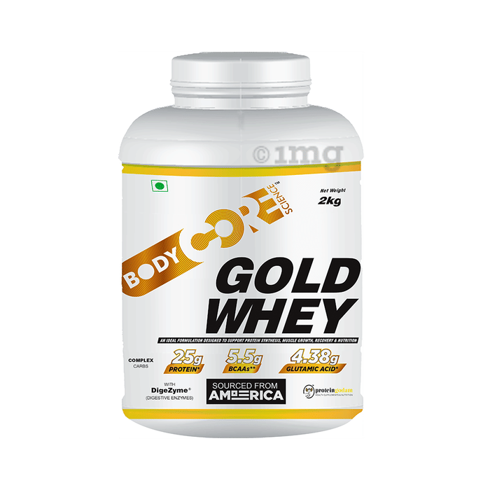 Body Core Science Gold Whey White Powder Strawberry: Buy jar of 2 kg ...
