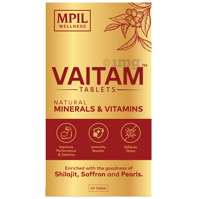 Mpil Wellness Vaitam Tablets | Multivitamin For Men and Women | Blended ...