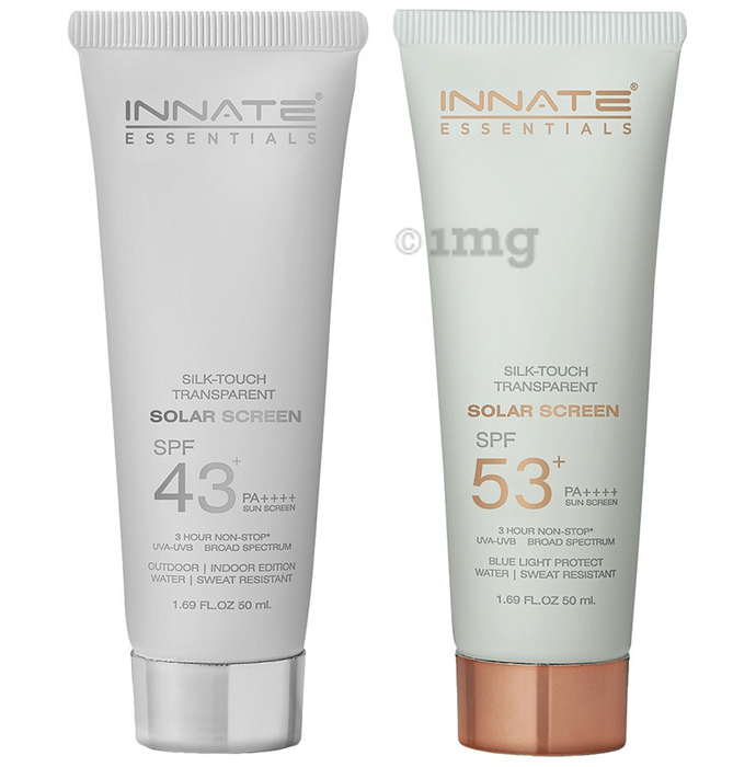 Innate Essentials Combo Pack of Silk-Touch Transparent Solar Screen ...