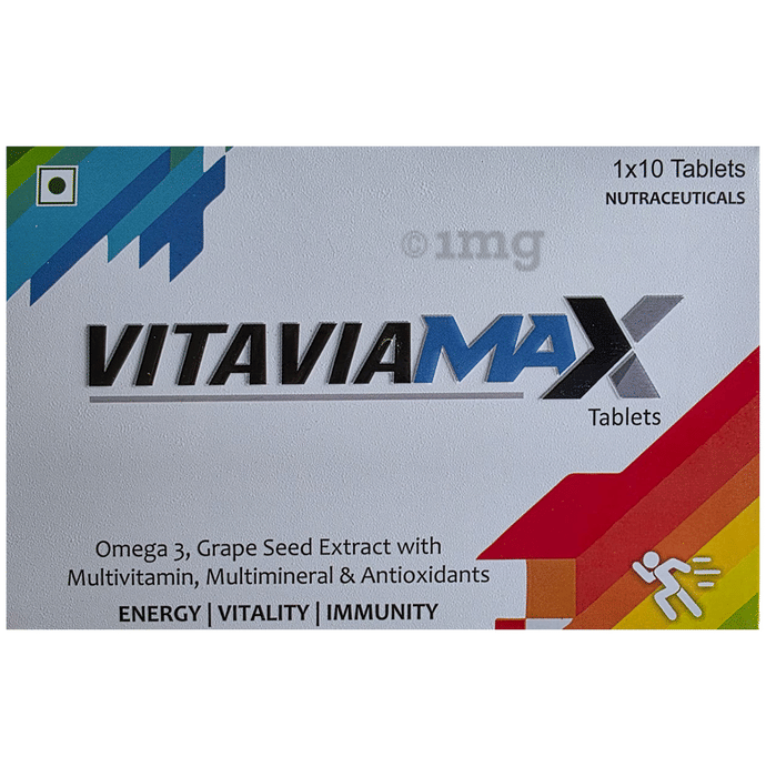 Vitaviamax Tablet: Buy strip of 10.0 tablets at best price in India | 1mg