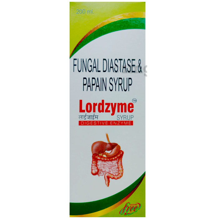 Lordzyme Syrup Sugar Free: Buy bottle of 200.0 ml Syrup at best price ...