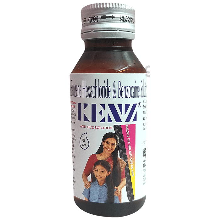 Kenz Anti Lice Solution: Buy bottle of 50.0 ml Solution at best price in India | 1mg