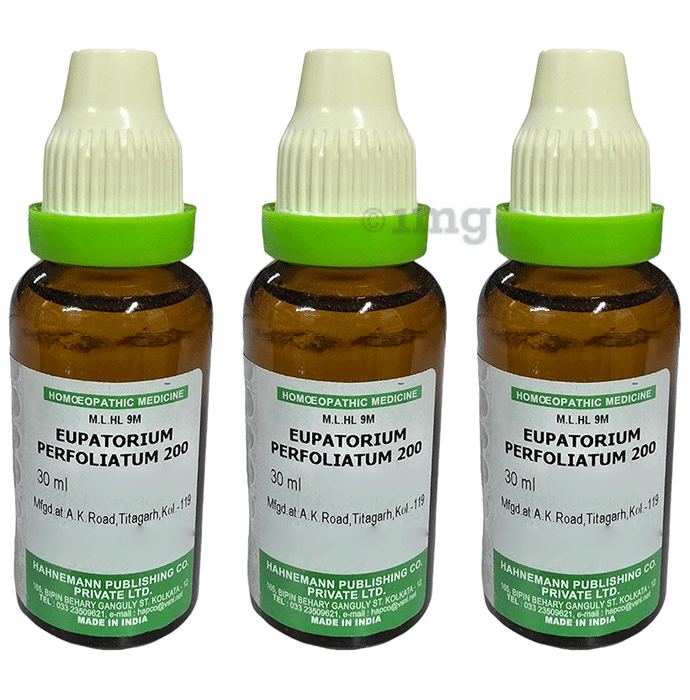 Hapco Bottle Eupatorium Perfoliatum (30ml Each) 200: Buy combo pack of ...